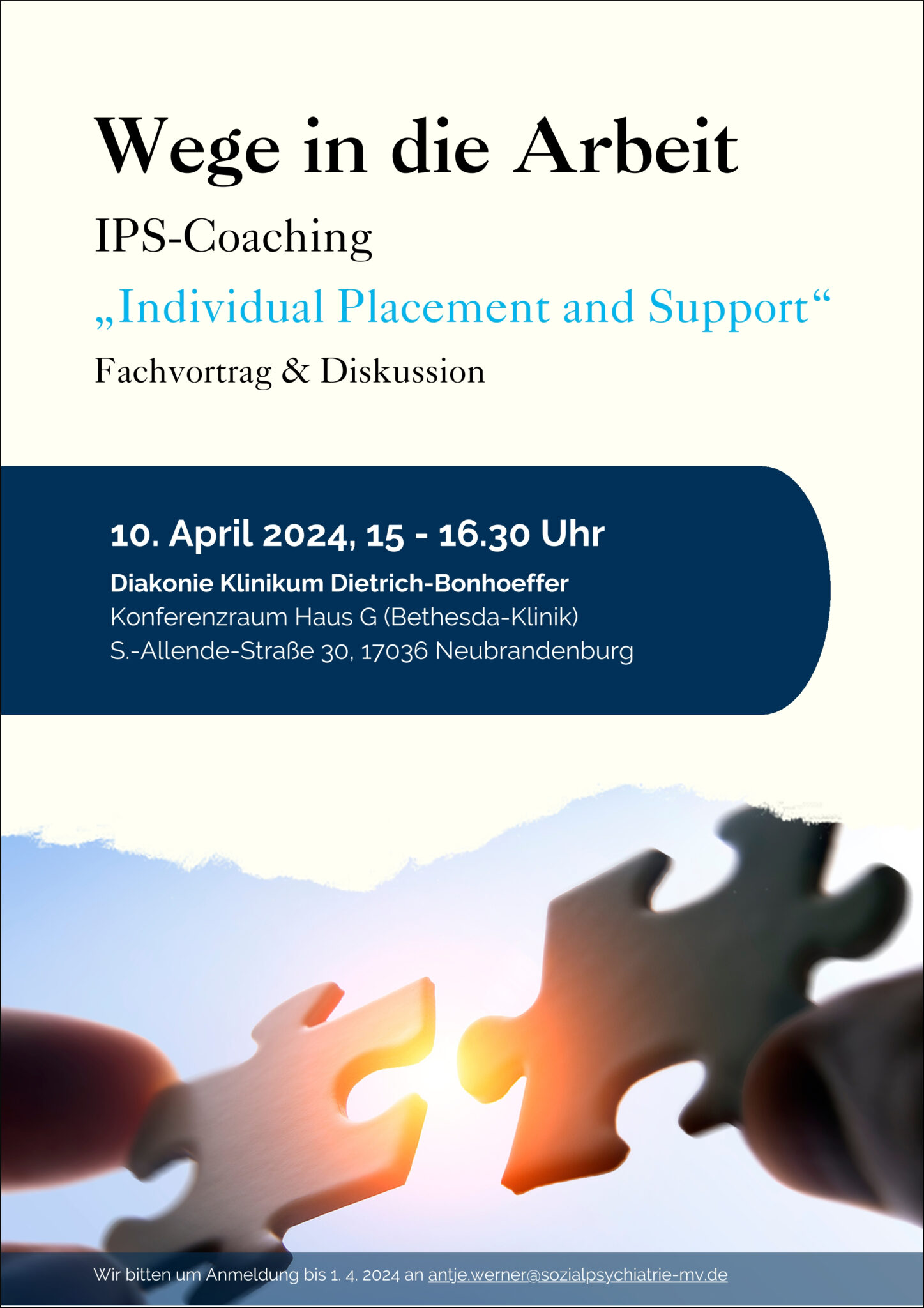 Fachveranstaltung „Wege in die Arbeit: IPS-Coaching – Individual ...